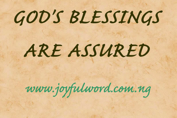 A WORD FOR TODAY 8 JUNE 2020-JOYFUL WORD MINISTRIES